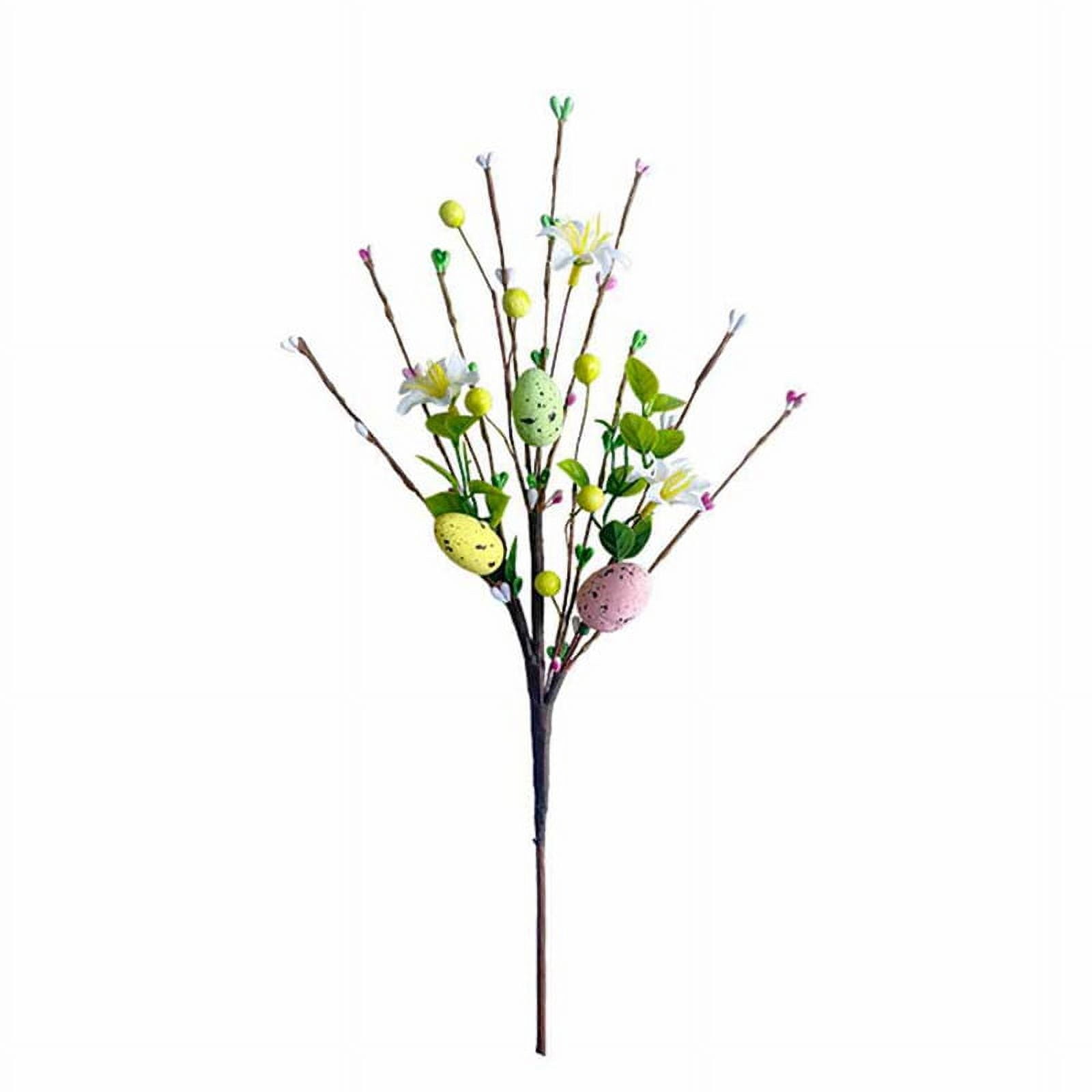 Artificial Easter Vine with Pastel Easter Eggs and Berries- Decorative ...