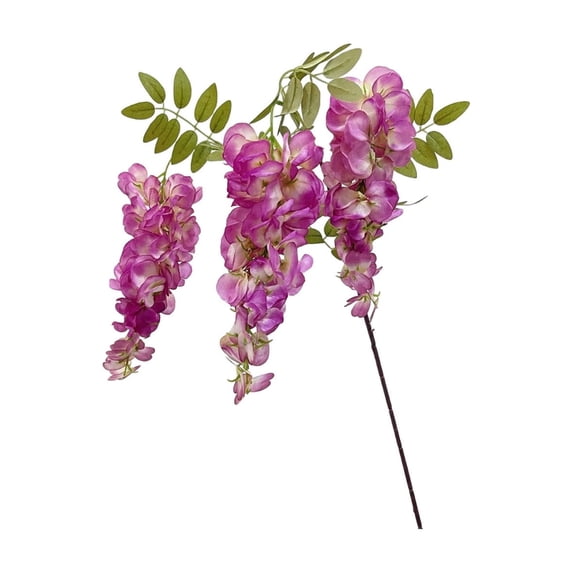 Artificial Encrypted Wisteria Flower, Simulated Flower Branch with Long ...