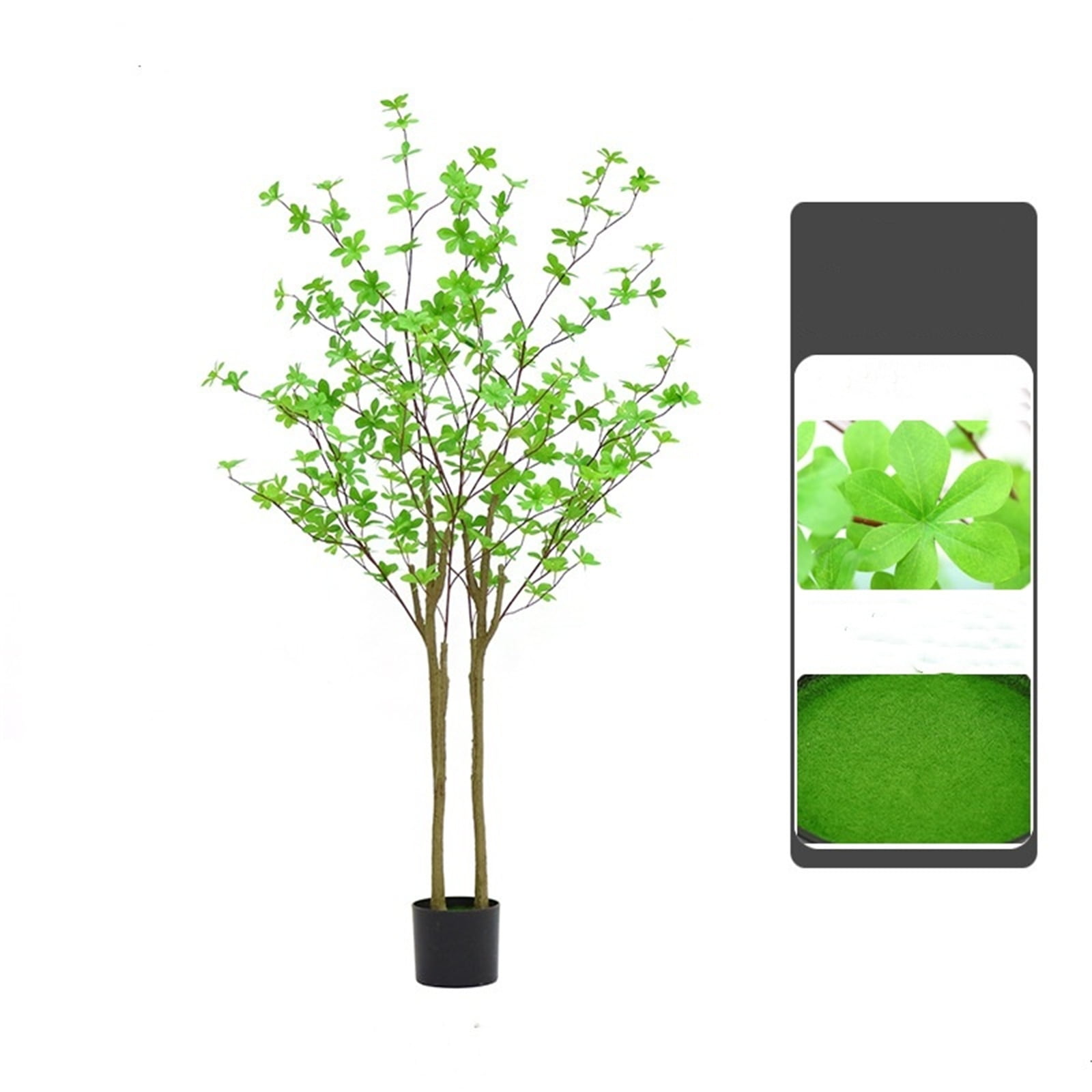 Artificial Enkianthus Tree, Indoor Outdoor Lifelike Artificial Potted ...