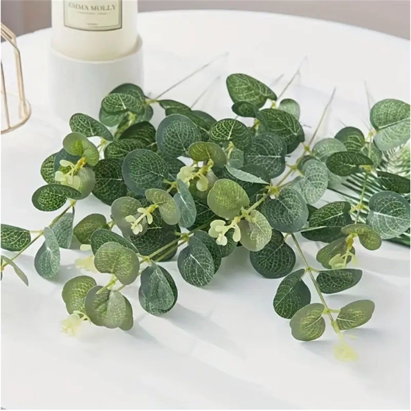 Artificial Eucalyptus Branch White Tip, Wedding Arch Greenery, Festival ...