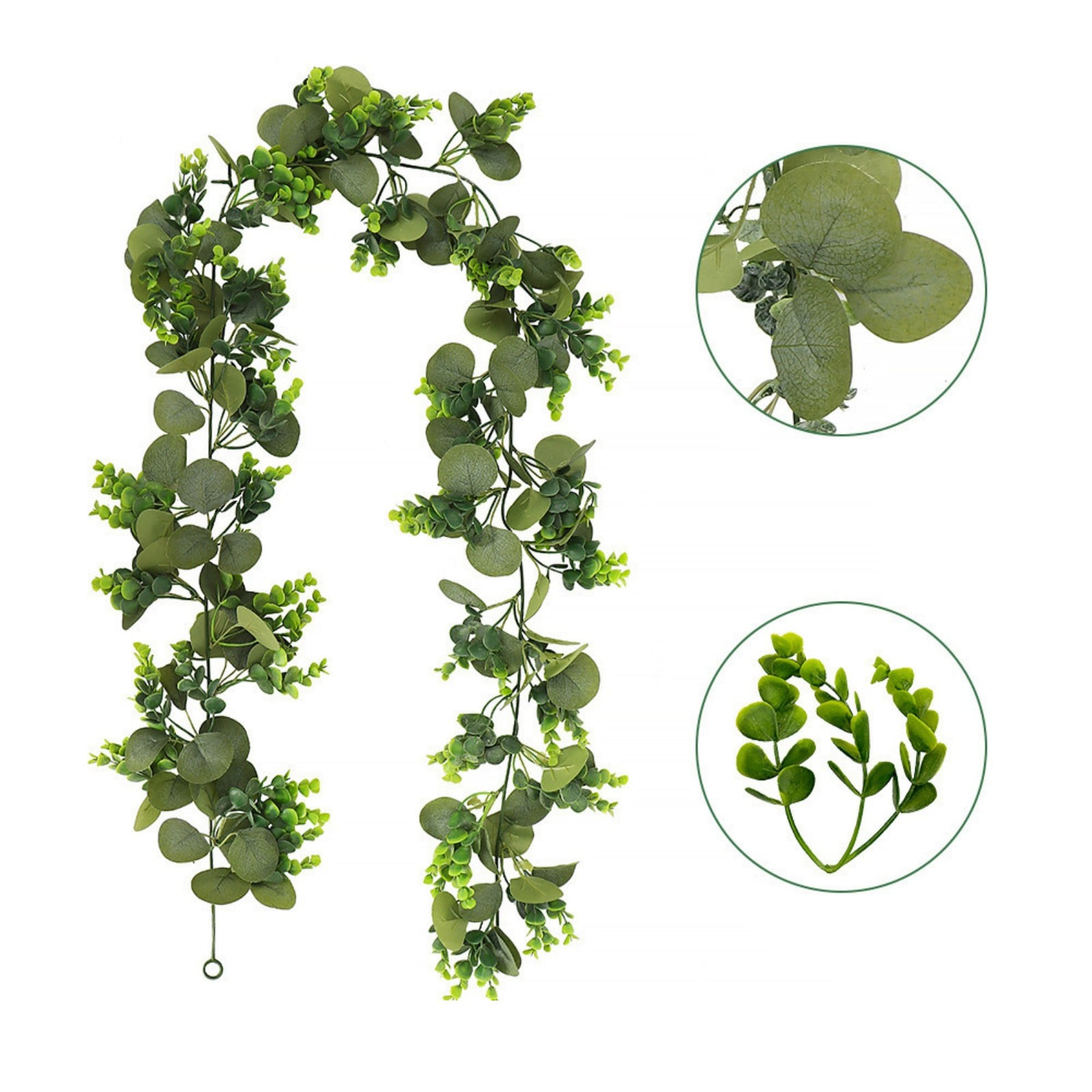 Artificial Eucalyptus Vine 70.9 Inches Long, Bendable Decorative Flower ...