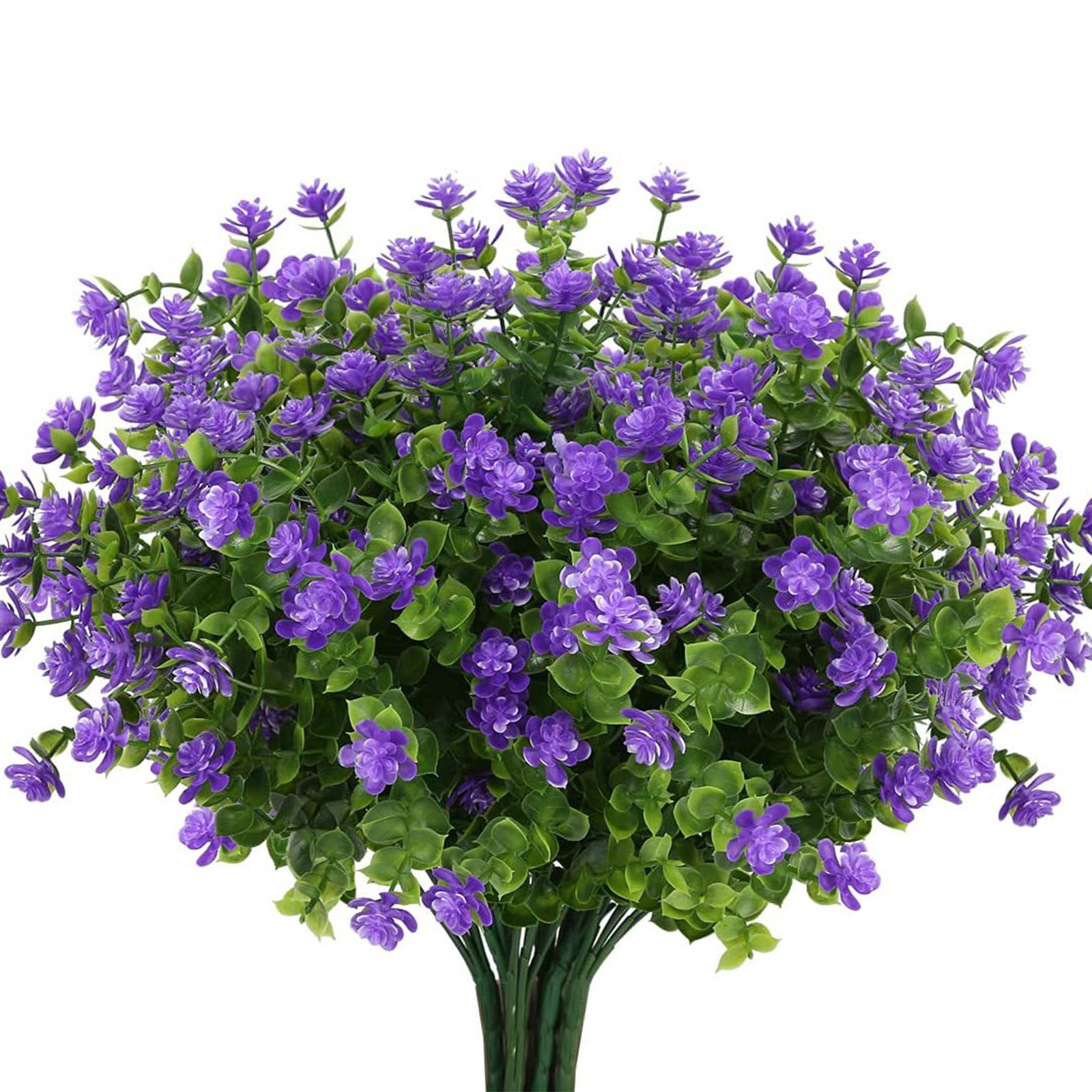 Artificial Eucalyptus and Camellia Bouquet Faux Decorative Plants for ...