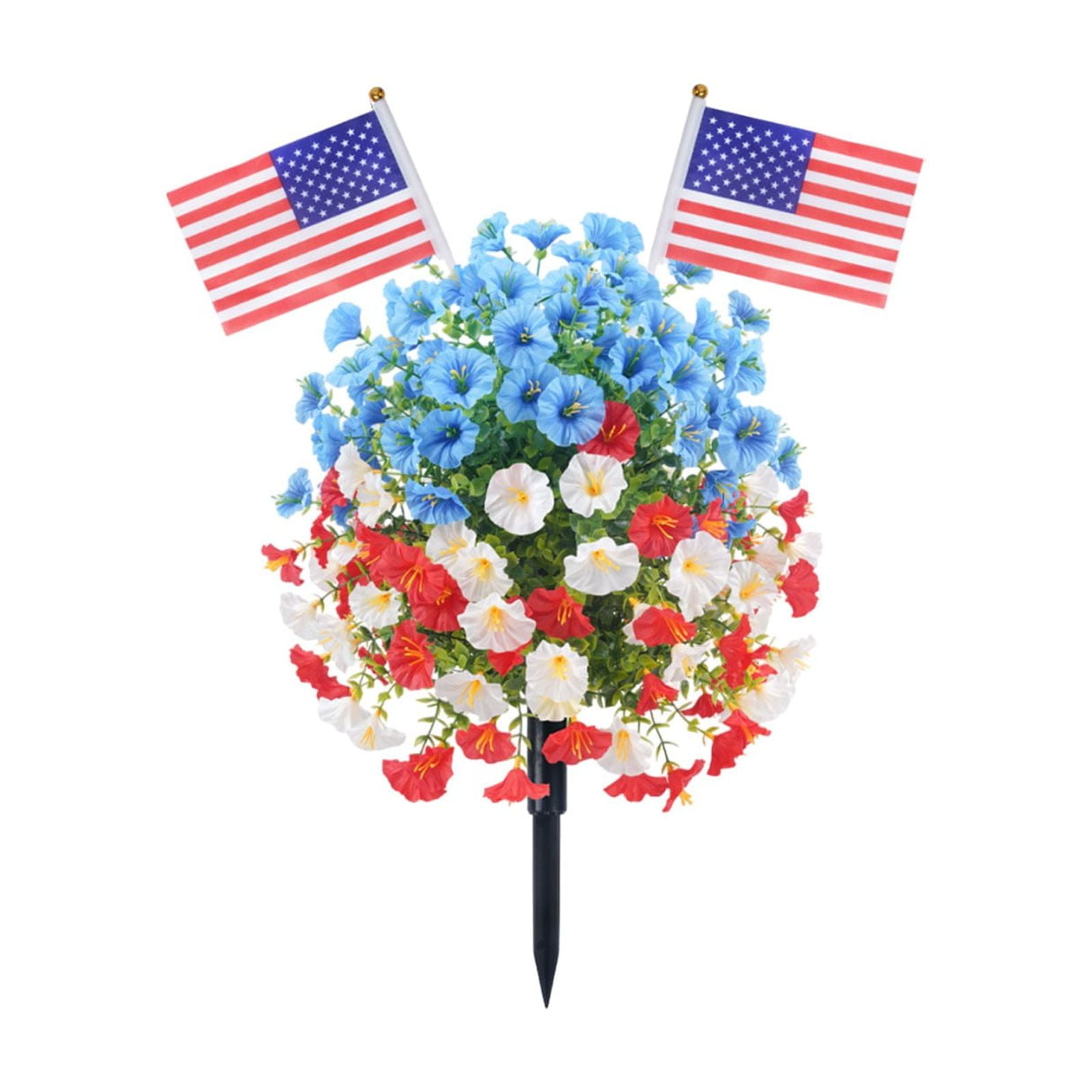 Artificial Fake Flowers For Outdoor Outside Decor Bundles Faux Plants ...