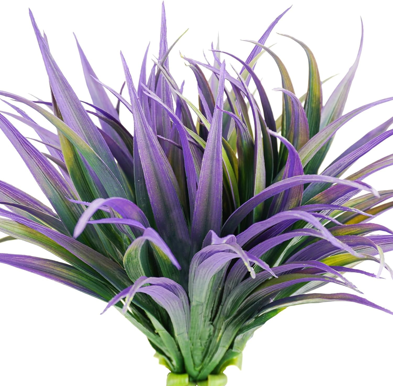 Artificial Fake Grass, 4pcs Outdoor Faux Grasses Plastic Plants ...