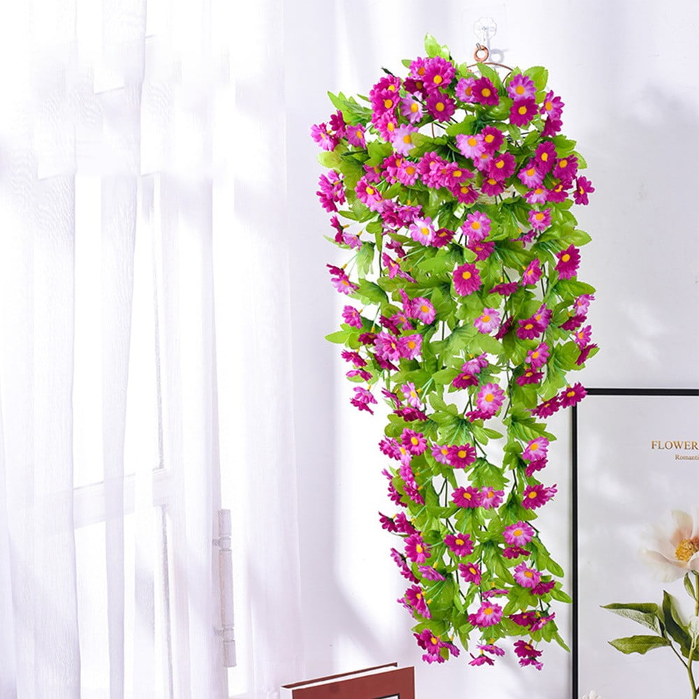 Artificial Fake Hanging Silk Flowers Vine Plant Fake Plant Flower ...