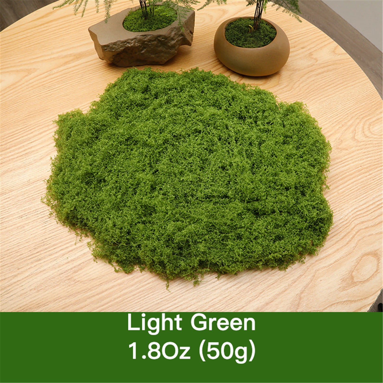 Artificial Fake Moss,Faux Moss for Potted Plants,Green Moss for Crafts ...