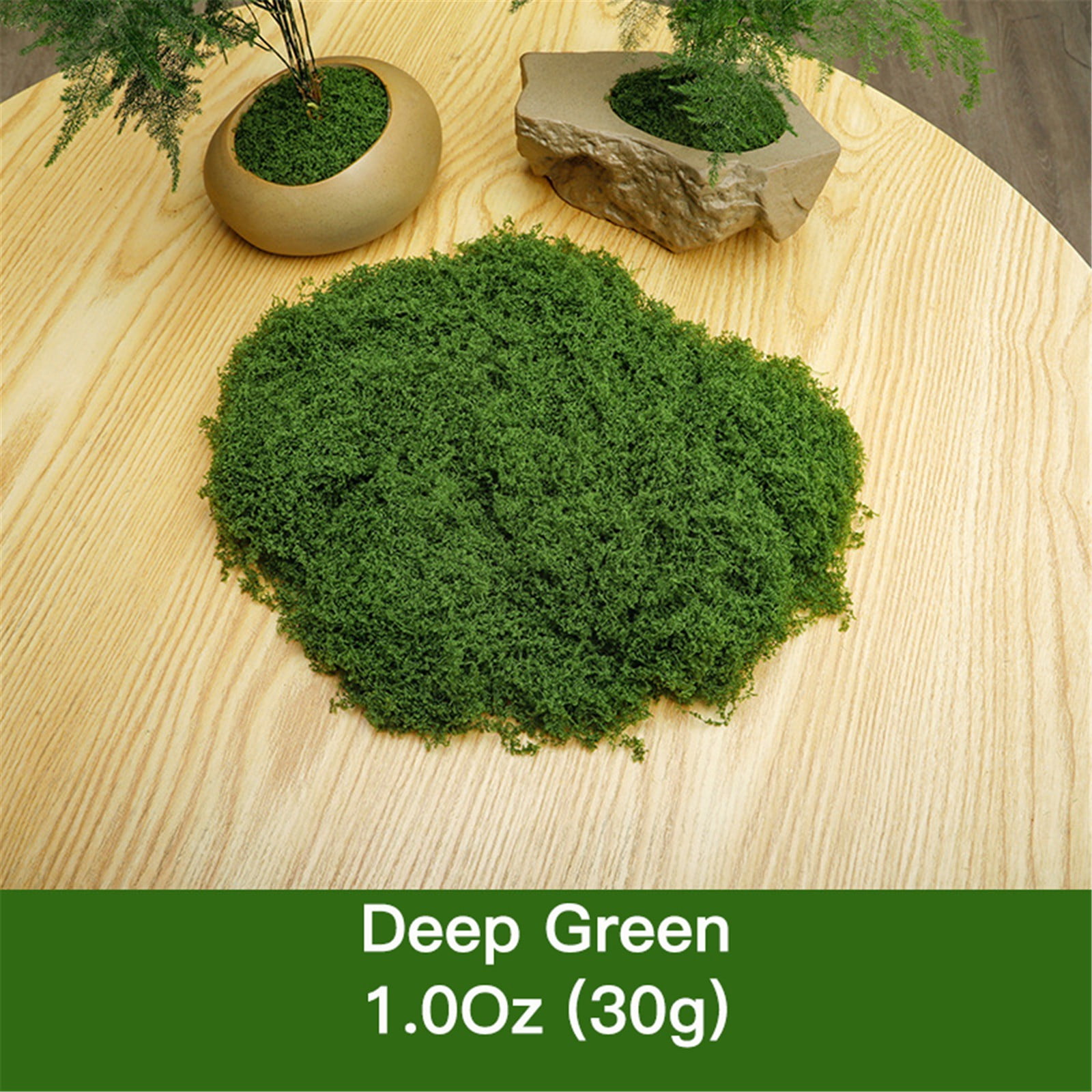 Artificial Fake Moss,Faux Moss for Potted Plants,Green Moss for Crafts ...
