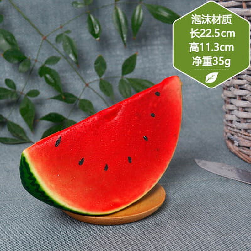 Artificial Faux Watermelon Slice Model for Decor Lifelike Red Foams ...