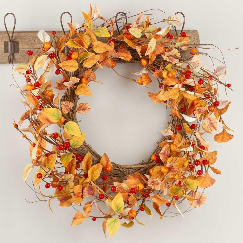 Artificial Fall Berry Wreath by Factory Direct Craft - Thanksgiving and ...