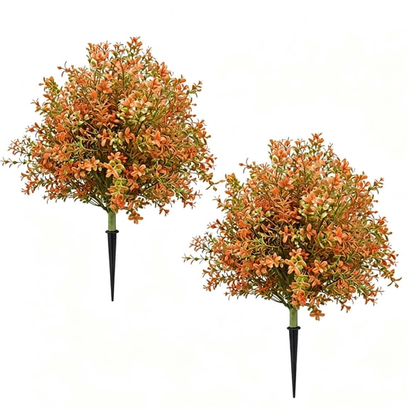 Artificial Fall Boxwood Ball Topiary Trees ,Resistant and No-Watering ...