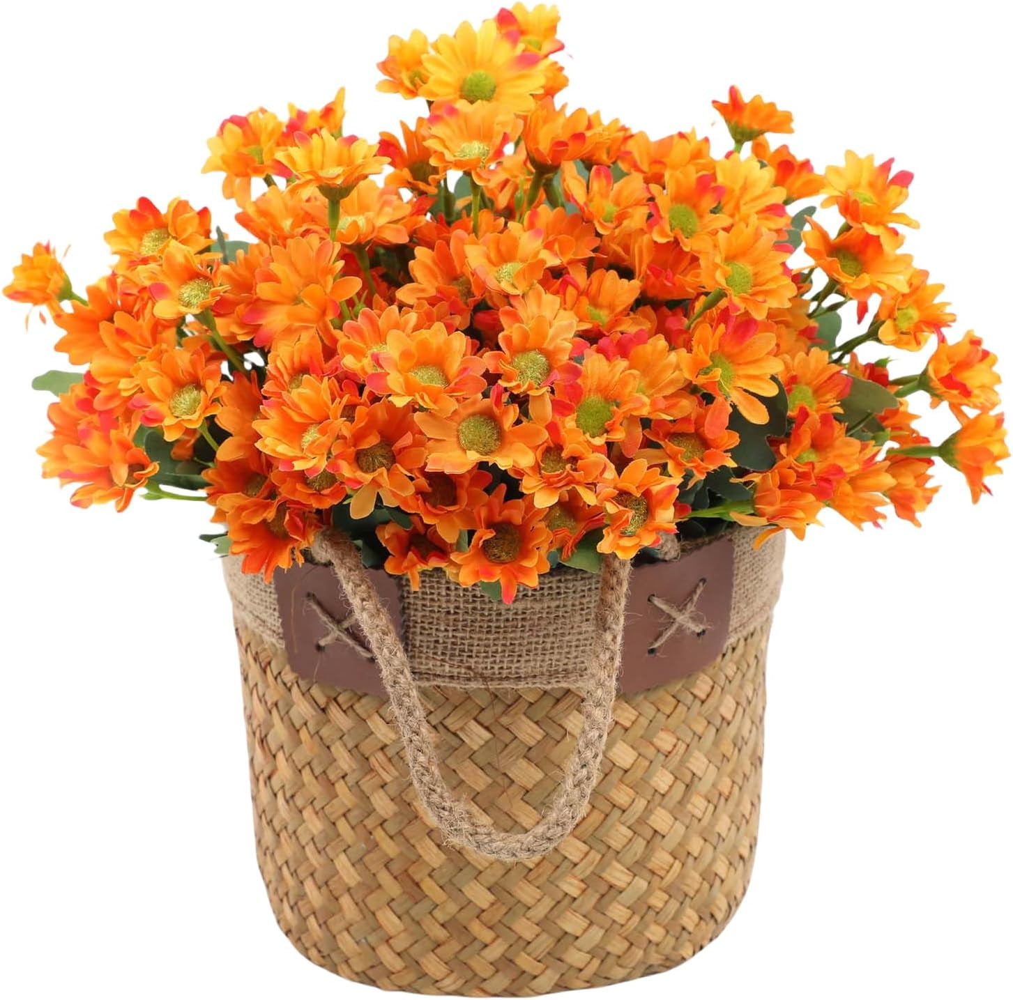 Artificial Fall Flowers Fake Mums, Mums for Outdoor, for Outside Look ...