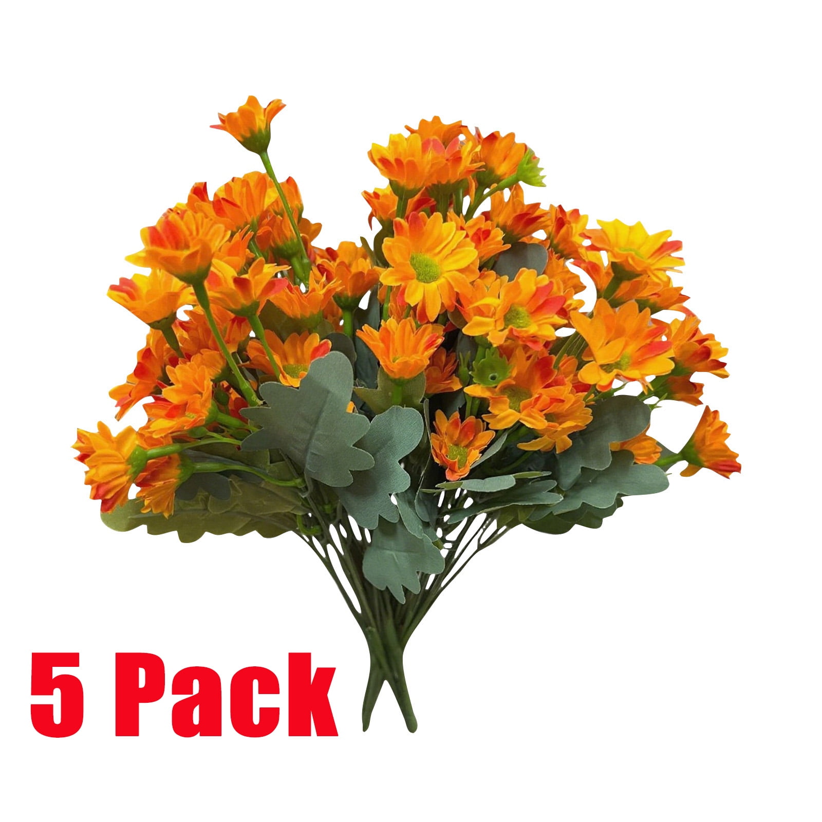 Artificial Fall Flowers Faux Mums Fake Mums Faux Plants Spring Summer ...