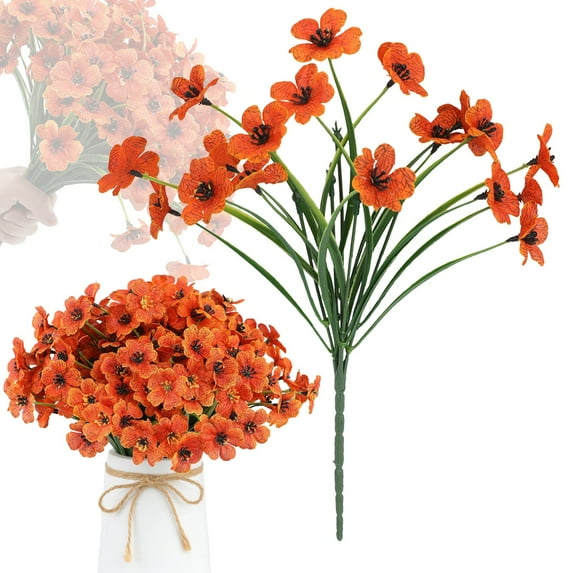 Artificial Fall Flowers, Outdoor Bouquets, Fade-Resistant Plants ...
