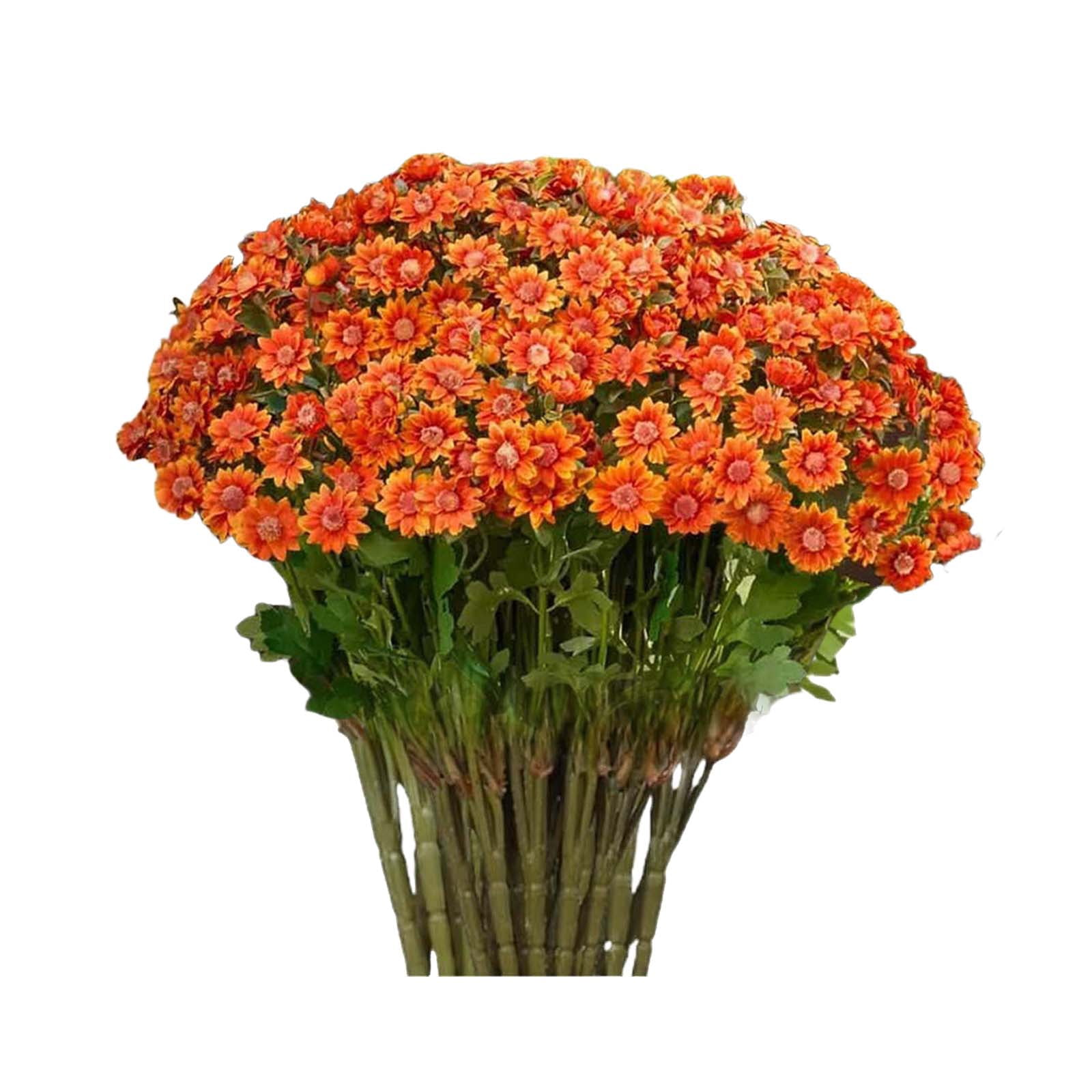 Artificial Fall Flowers Outdoor Fake Mums - Fake Plants UV Resistant No ...