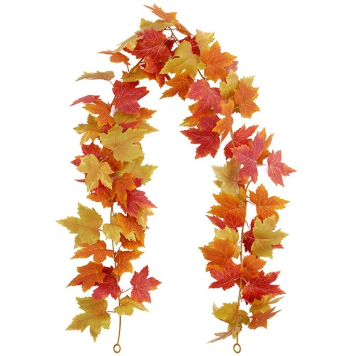 Artificial Fall Leaf Garland Fake Plants Autumn Decor Leaves Vine For ...