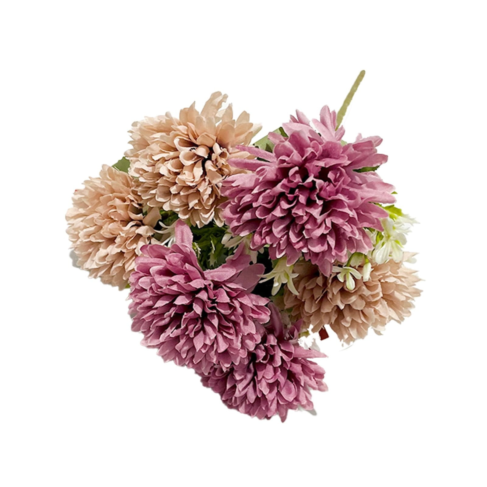 Artificial Fall Mum Flowers Bouquet, Autumn Floral Arrangement for ...