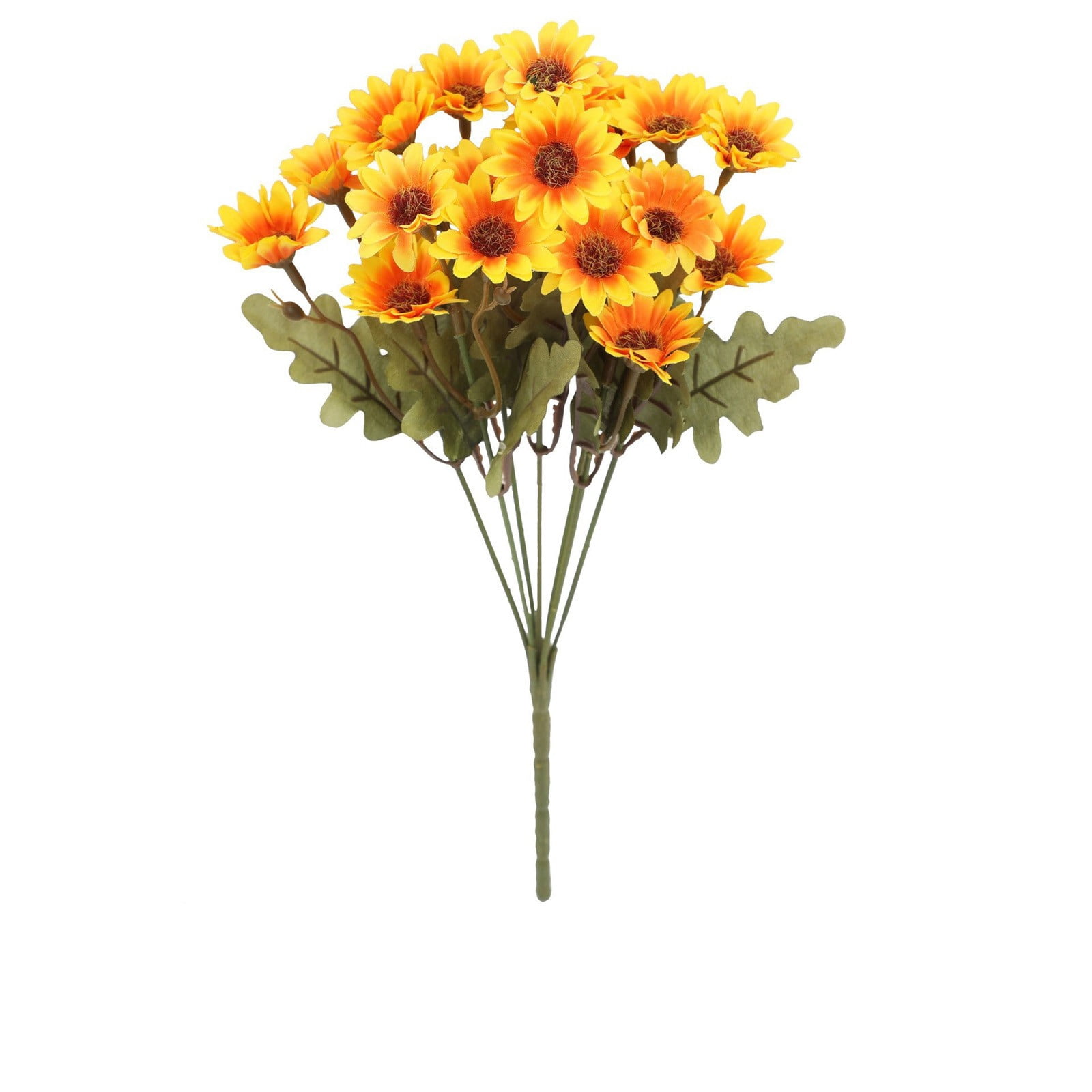 Fake Mums Artificial Fall Flowers, UV Resistant Waterproof Outdoor ...