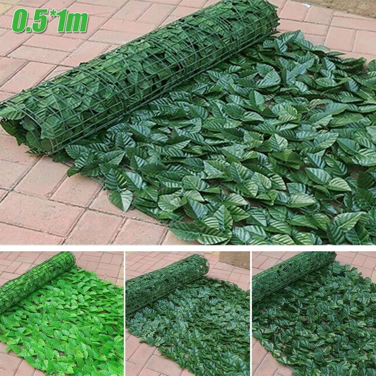 Artificial Faux Ivy Leaf Privacy Fence Screen Decor Panels Outdoor ...