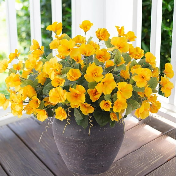 Artificial Fake Hanging Flowers Plants for Outdoor Spring Summer ...