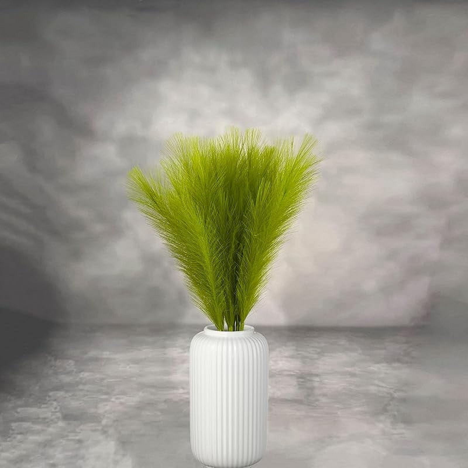 Artificial Faux Pampas Grass 8 Pcs Fake Artificial Adjustable Pampas ...