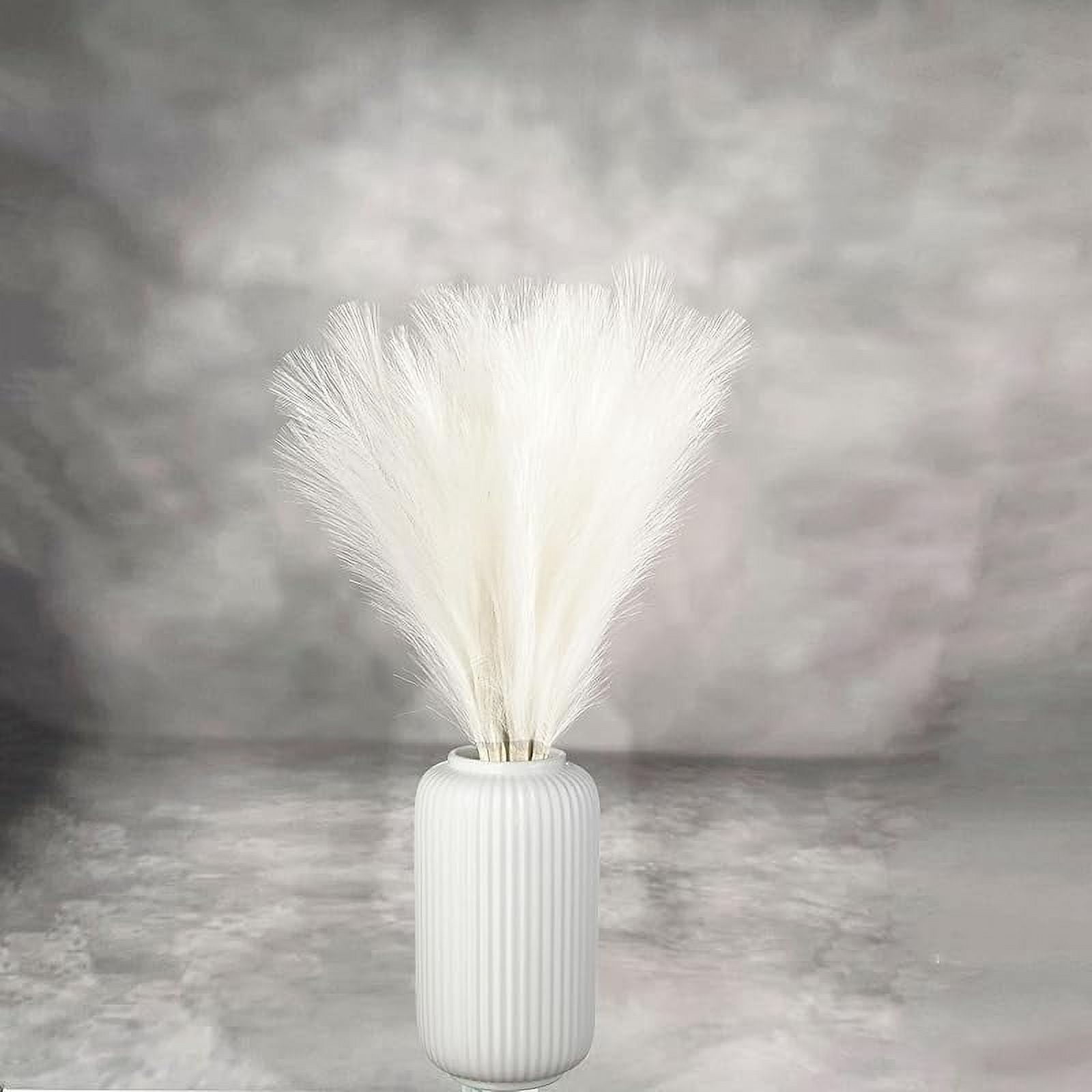 Artificial Faux Pampas Grass 8 Pcs Fake Artificial Adjustable Pampas ...