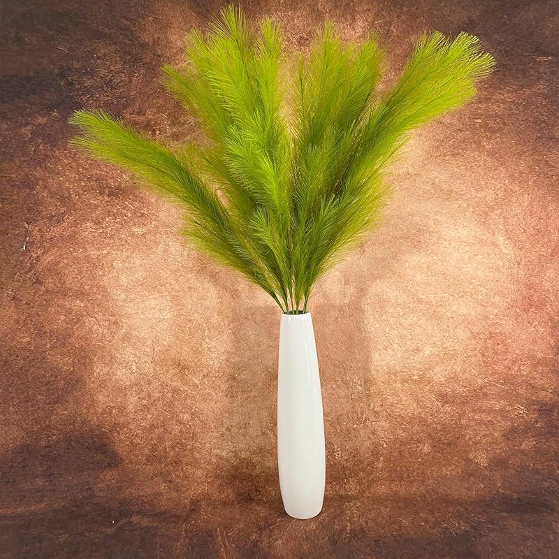 Artificial Faux Pampas Grass Large, 47"/120cm Bundle of 3 Fake ...