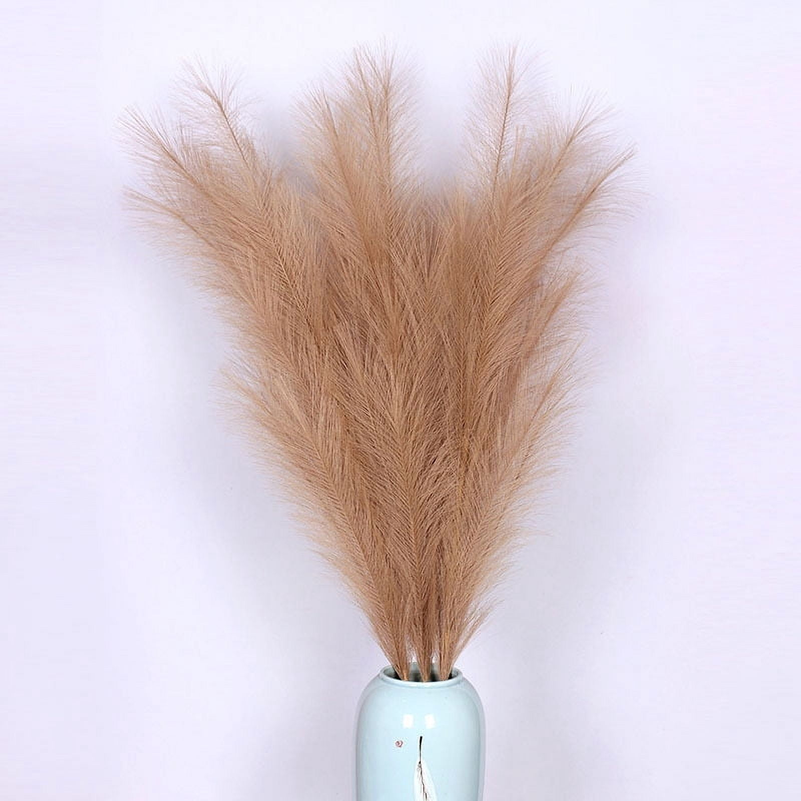 Artificial Faux Pampas Grass Large, 47"/120cm Bundle of 3 Fake ...