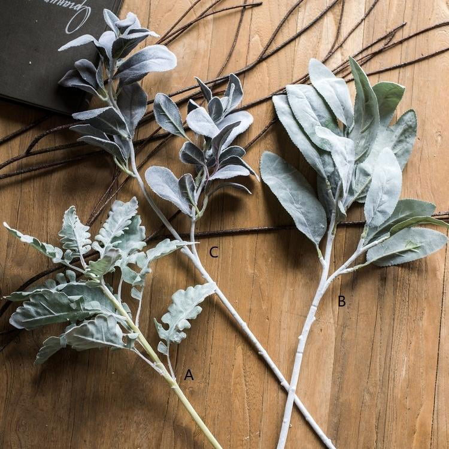 Artificial Faux Plant Wild Leaf Stem - Walmart.com