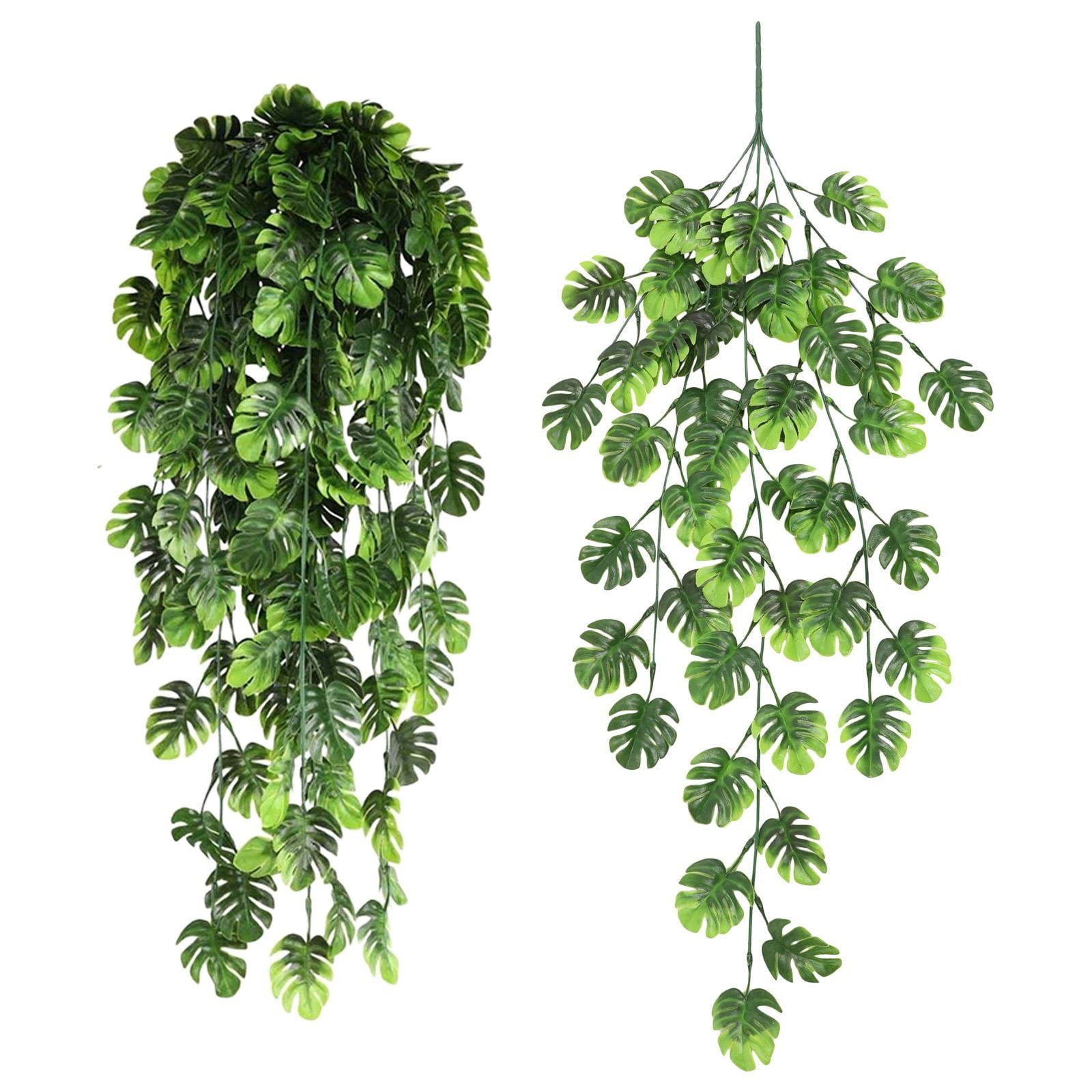 Artificial Fern Leaf Hanging Vine Green Persian Fern Rattan, Wall ...
