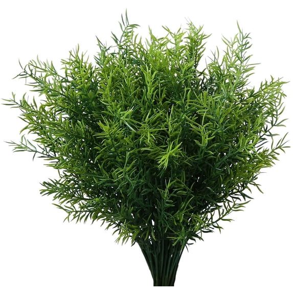 Artificial Fern Outdoor Hanging Plants UV Resistant Greenery for Porch ...
