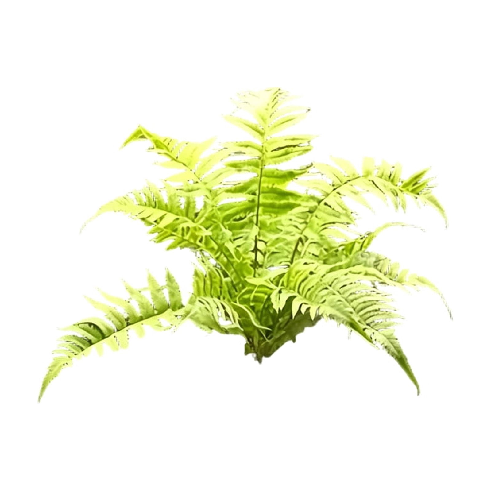 Artificial Fern Plant Bush Arrangement Decor, Lifelike Faux Greenery ...