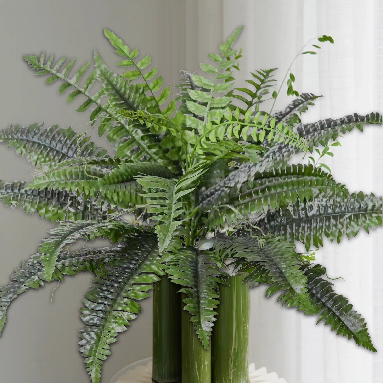 Artificial Fern Plants for Outdoors Indoors Fake Fern Bush,Realistic ...