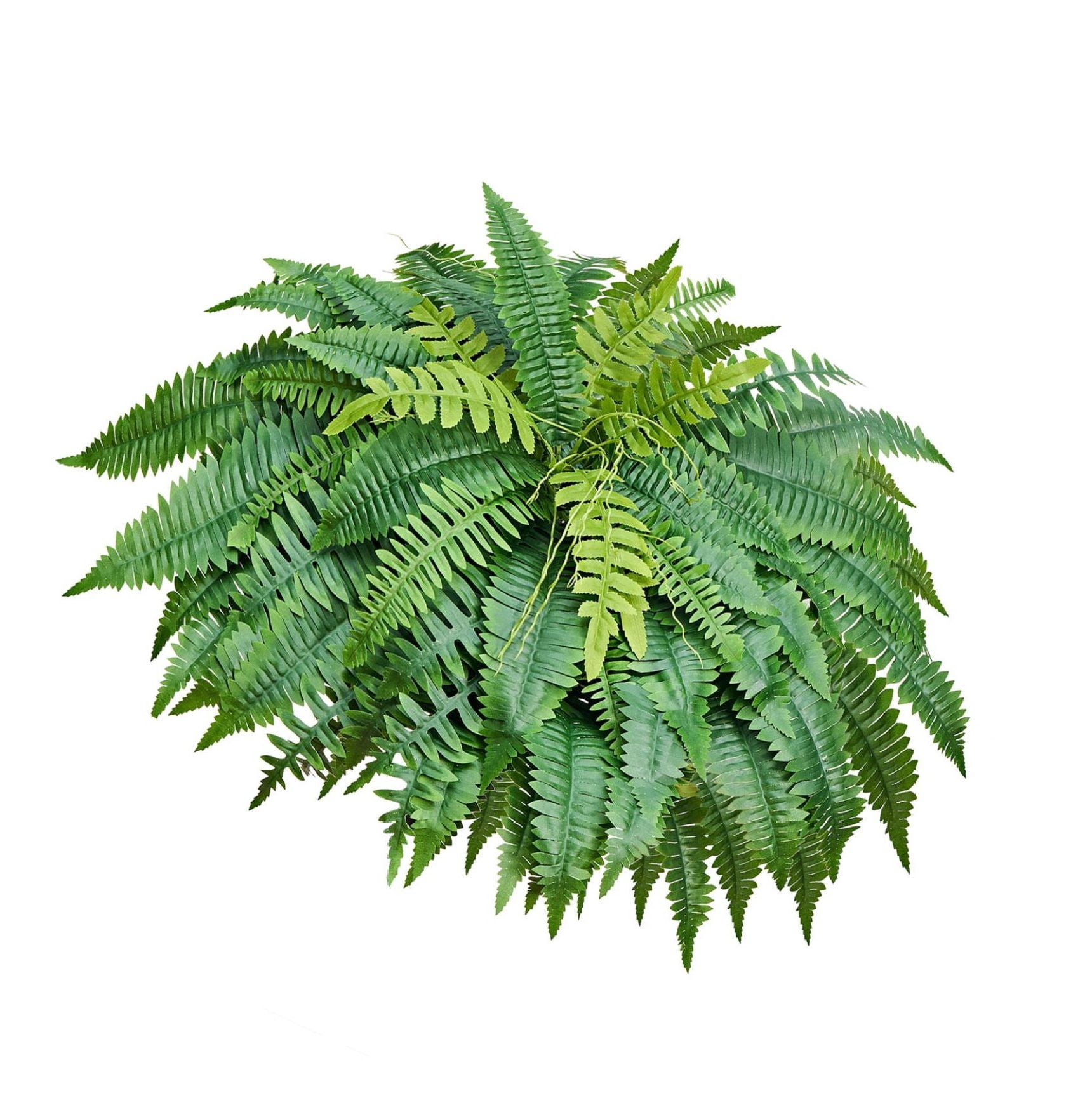 Artificial Ferns 50 Inch, Fake Boston Fern Bush Plant, Large Faux ...