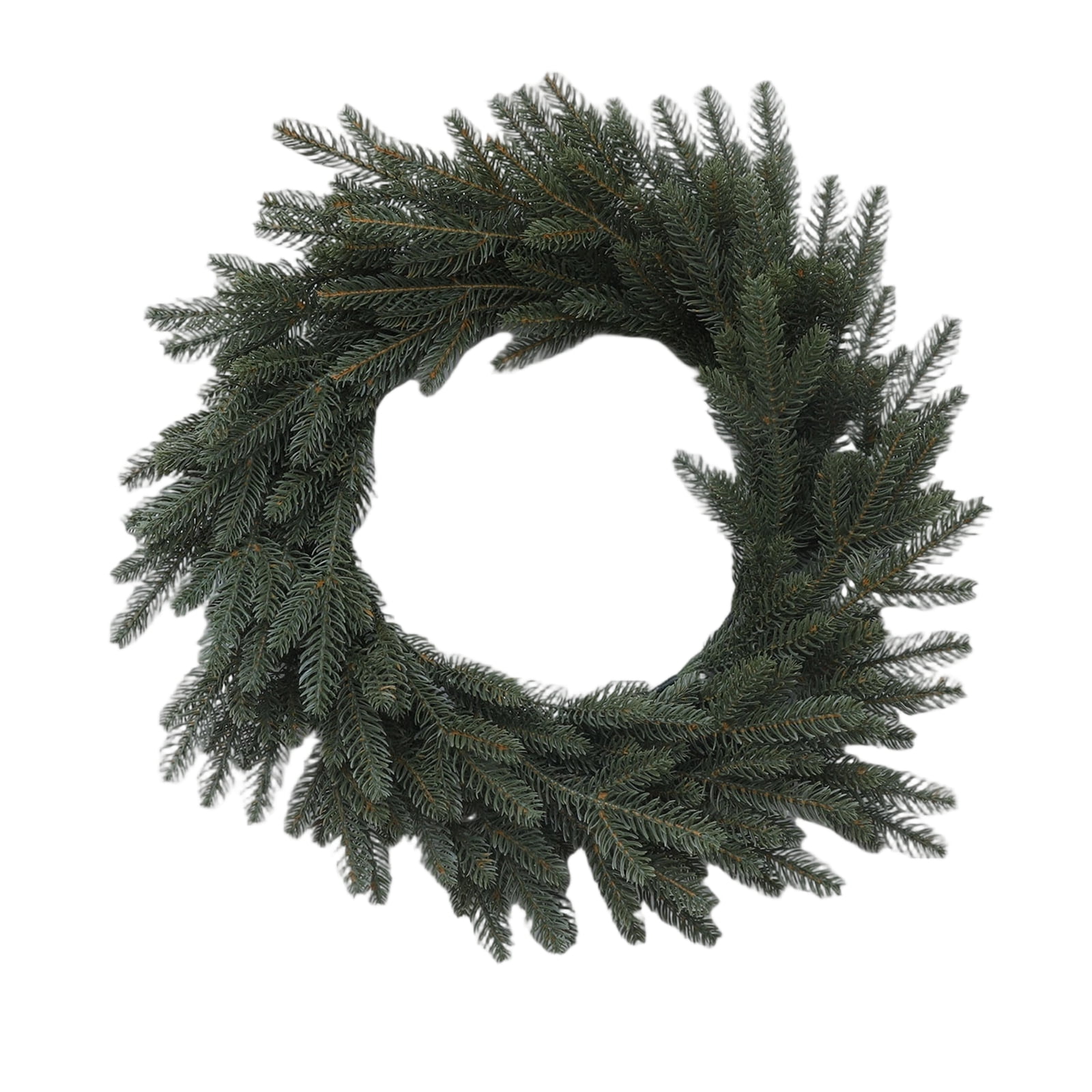 Artificial Fir Branch Wreath, Handcrafted Decorative Greenery Wreath ...