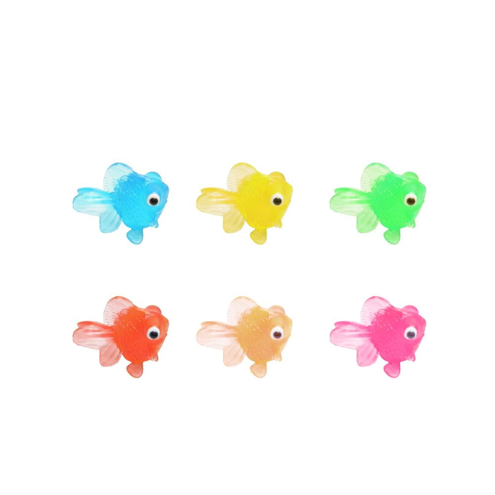 Artificial Fish Decoration Artificial Floating Plastic Goldfish ою E7L2 ...