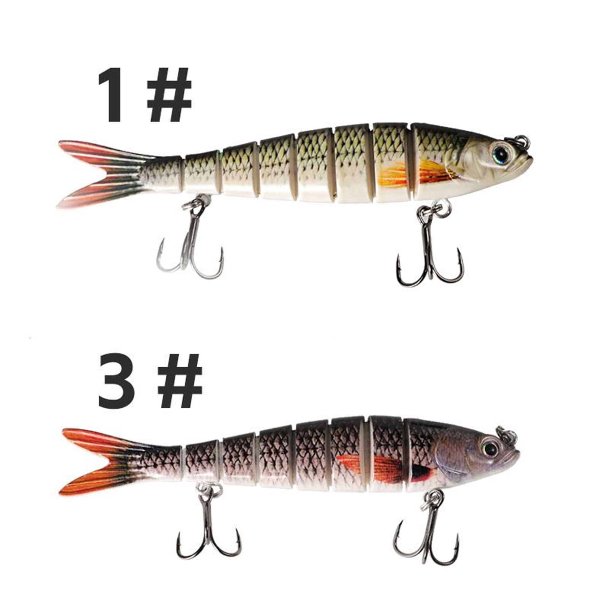 Artificial Fishing Lure, 8-Segment Biomimetic Vertebrae, Streamlined ...