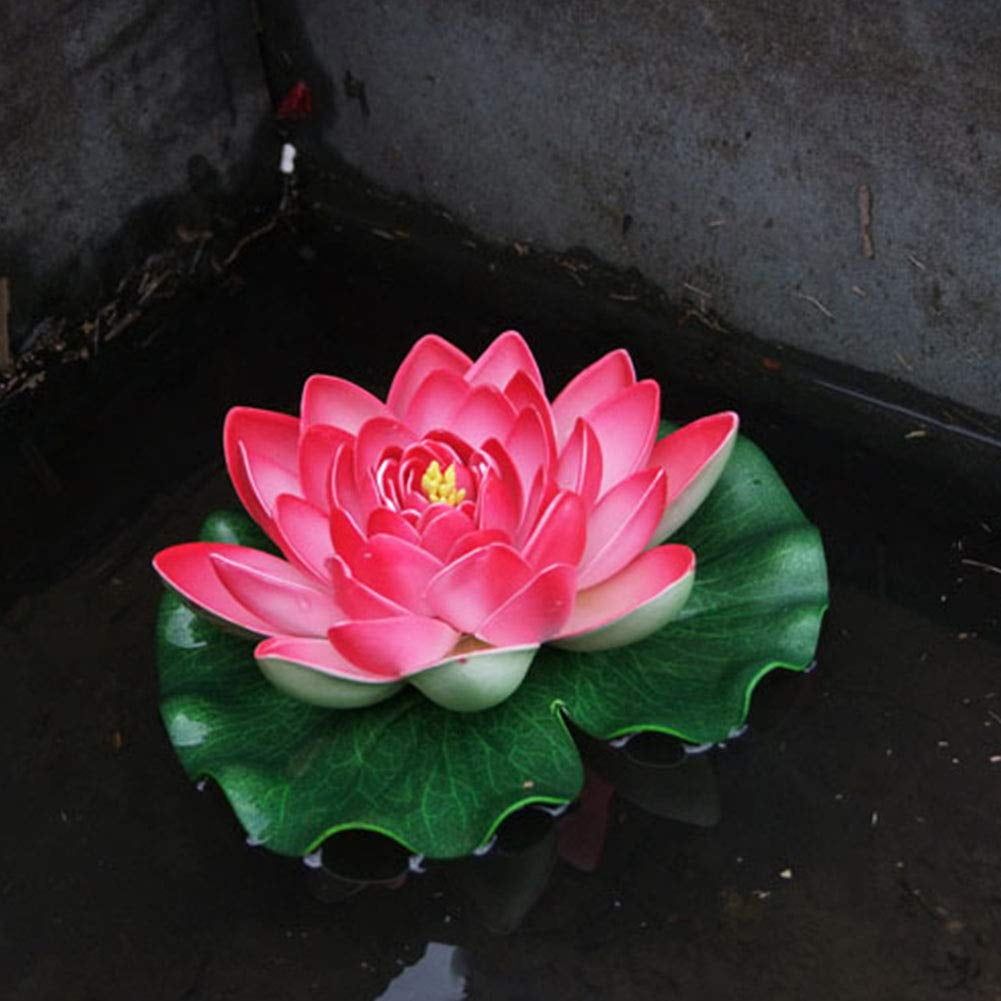 Artificial Floating Foam Lotus Flower,Ornanments,Fake Lotus Flowers for ...