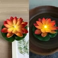 Artificial Floating Foam Lotus Flower Water Lily,LED Waterproof ...