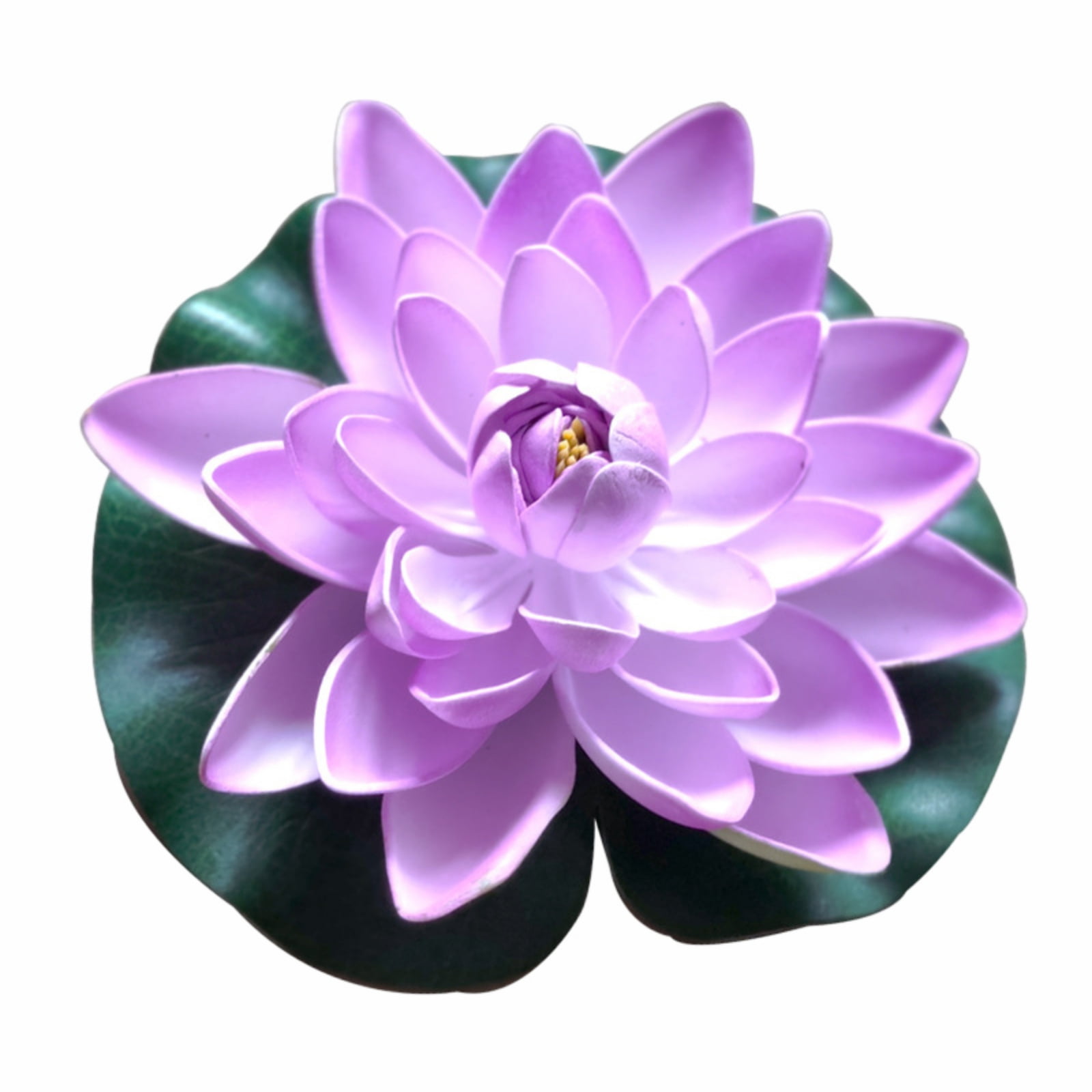 Artificial Floating Foam Lotus Flower with Fake Lily Pads 3PCS ...