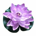 Artificial Floating Water Lily EVA Lotus Flower Pond Decor - 7"/18cm ...