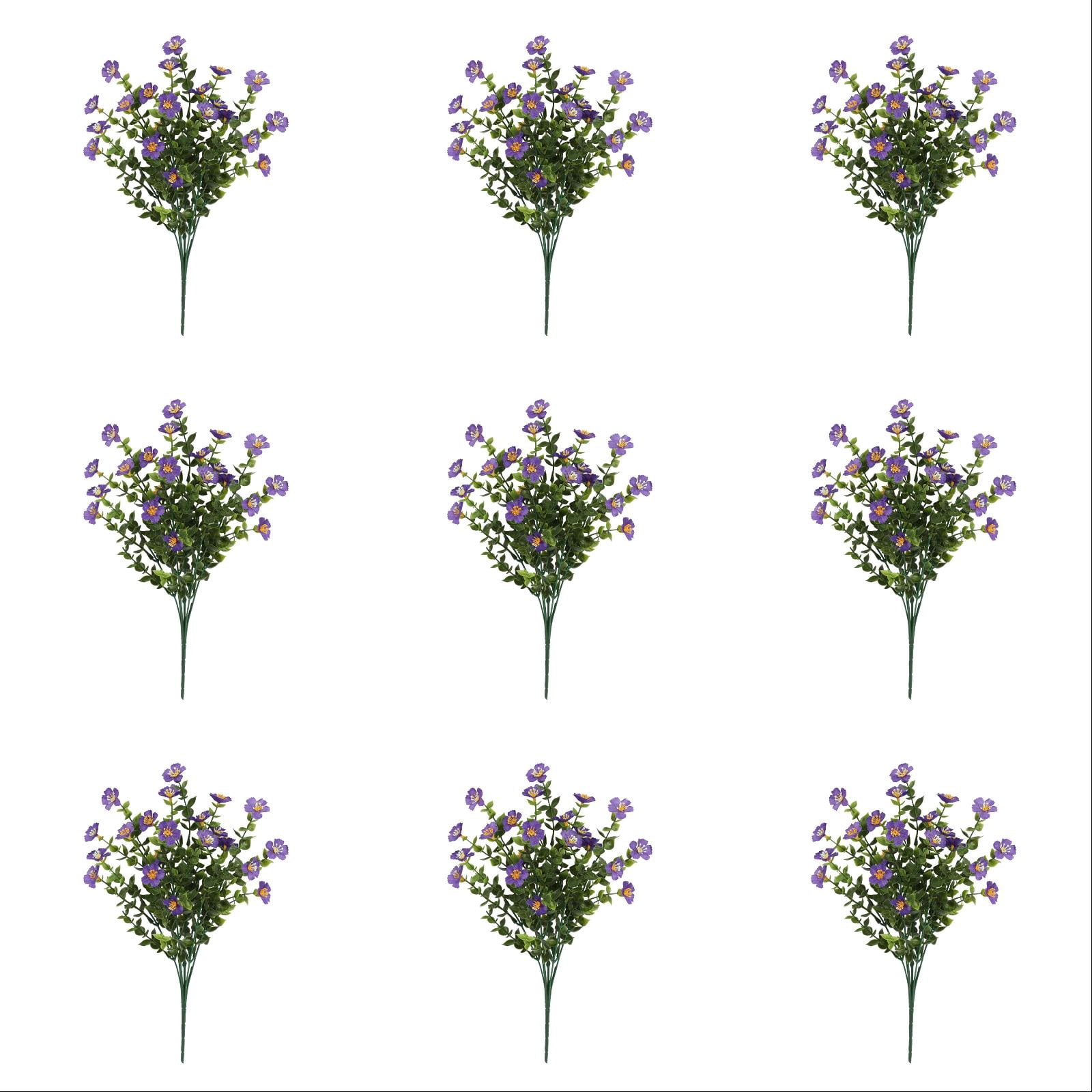 Artificial Floral Decor for Home 12 Pcs Realistic Silk Flowers for ...