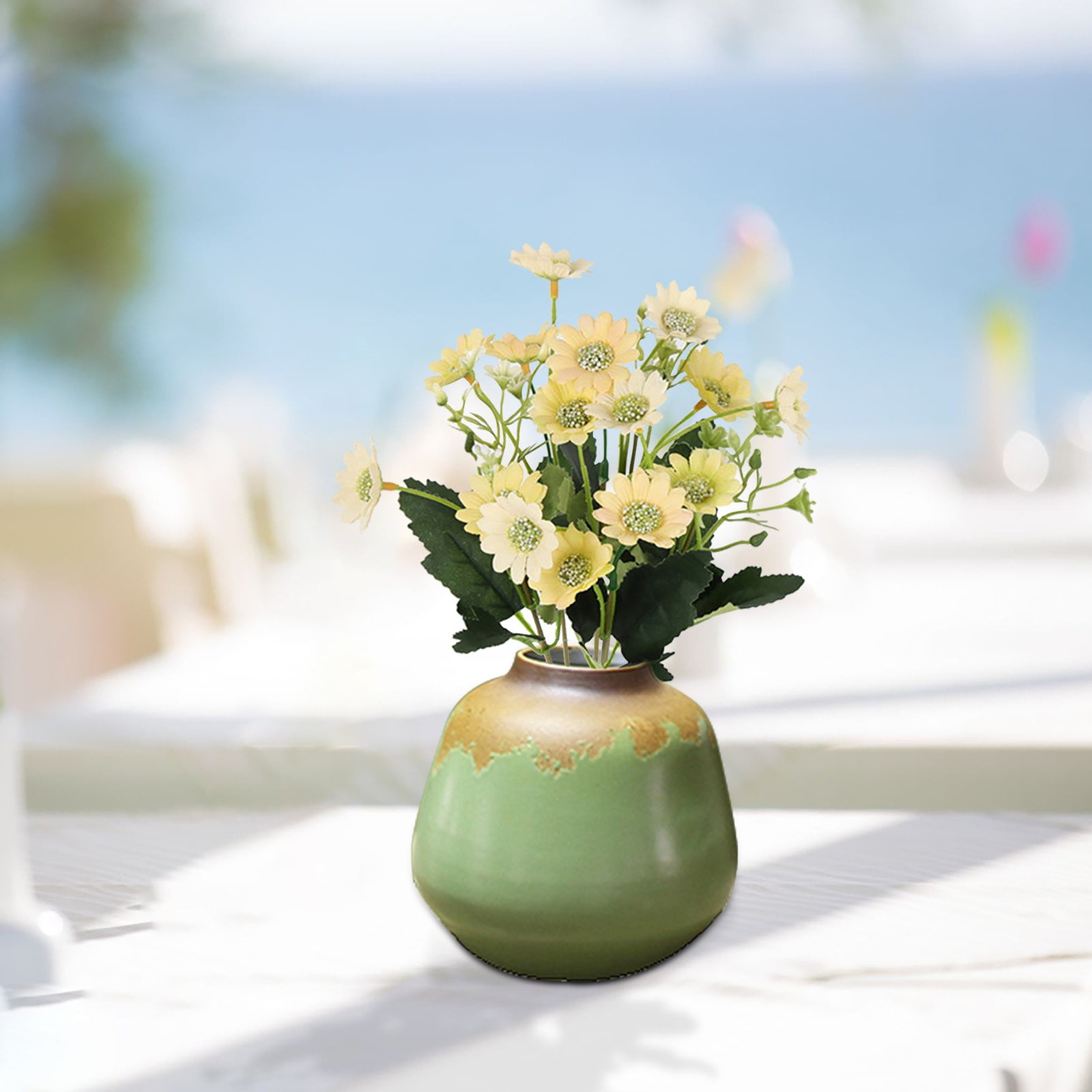 Artificial Flower Flowers Simulation Rose Wedding Bouquetss Fake Floral ...