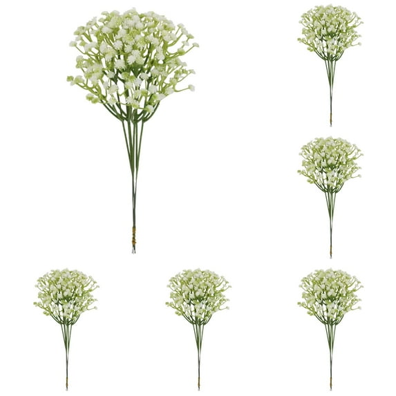 Artificial Flower 12PCS Plastic Babys Breath Table Decoration Wedding ...