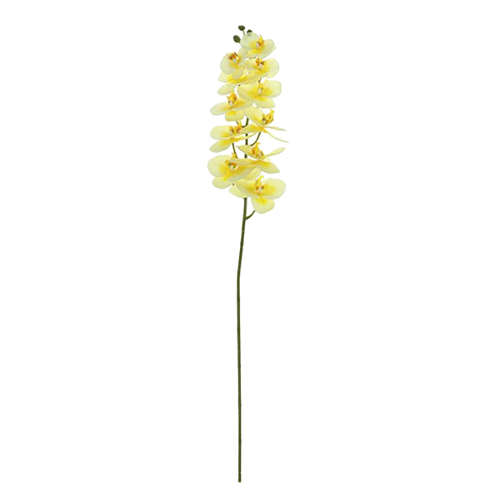 Artificial Flower 2 Stems Lavender Silk Stem Artificial Orchid Flowers ...