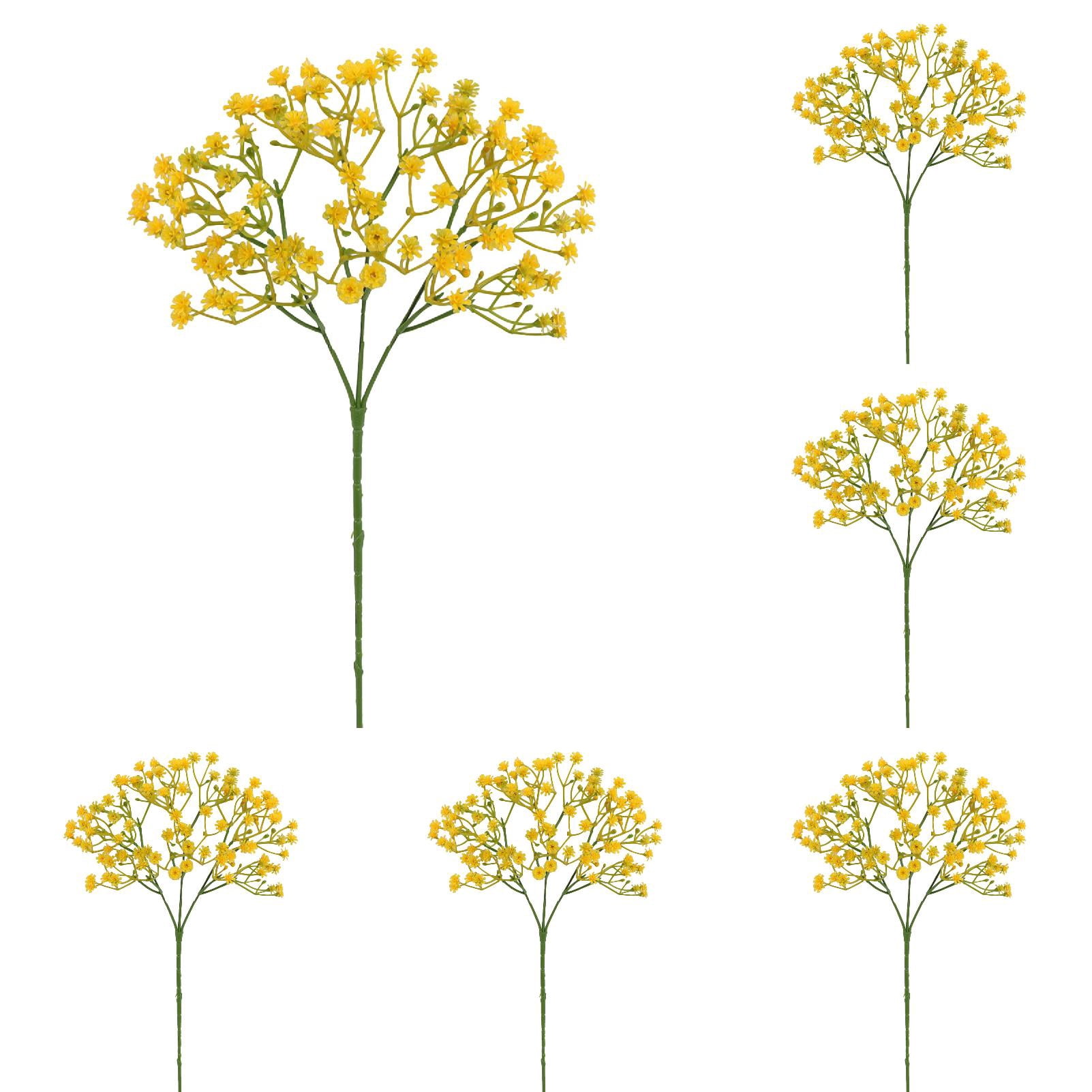 Artificial Flower 6PCS Plastic Babys Breath Table Decoration Wedding ...