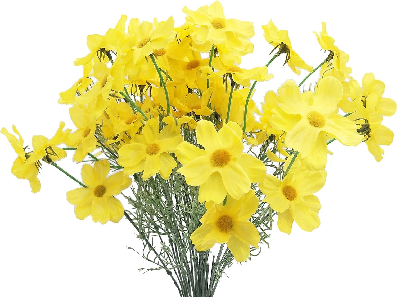 Artificial Flower 6pcs 27'' Long Stem Silk Coreopsis Calliopsis Galsang ...