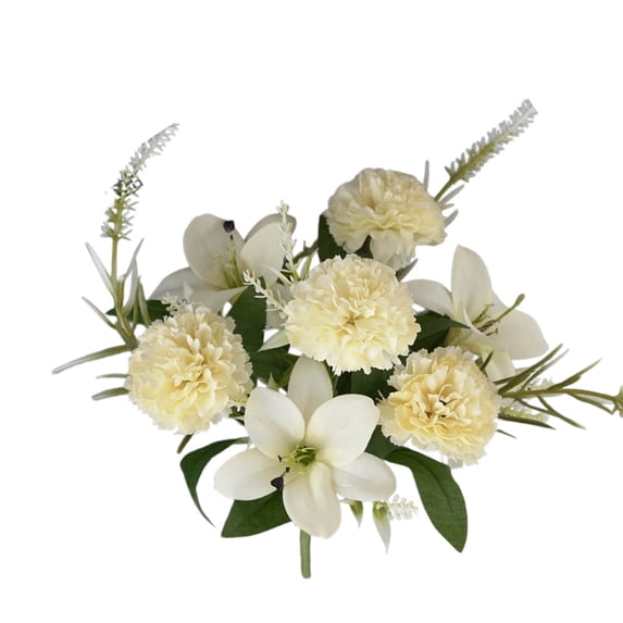 Artificial Flower 9.8in Fake Flower for Home Decor Wedding Handheld ...
