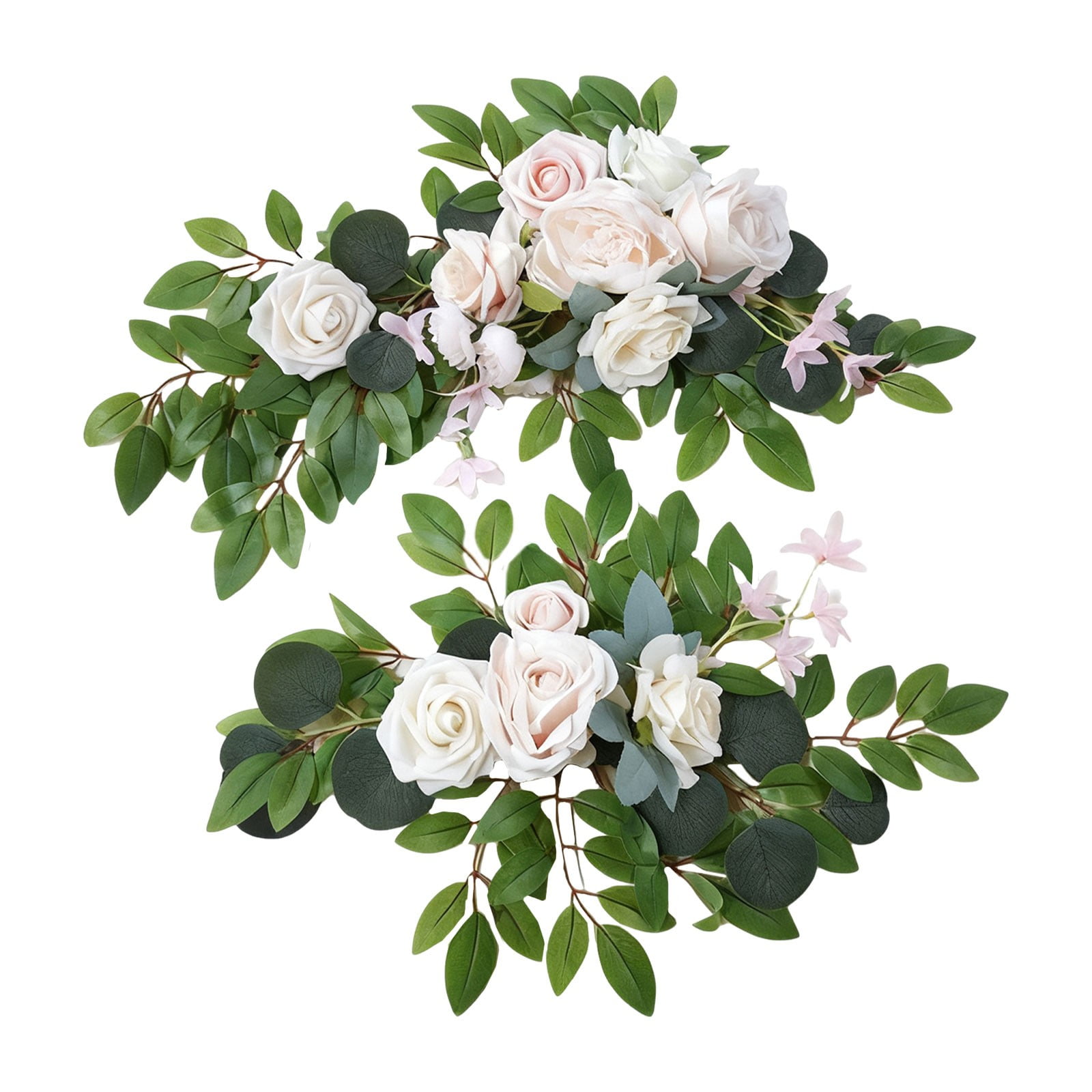 Artificial Flower Arch, Pink Plastic Wedding Entrance Decor, Artificial ...