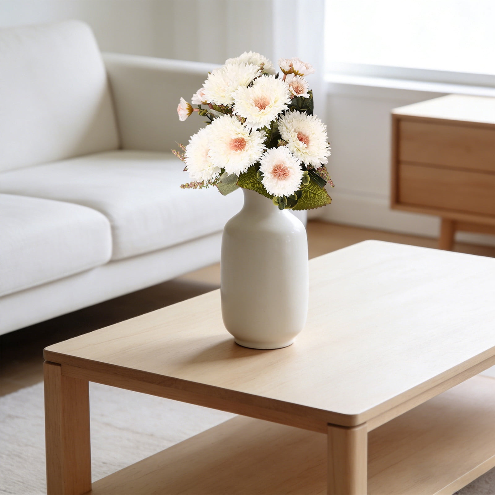 Artificial Flower Arrangement 30cm Large Realistic Fake Flowers for ...