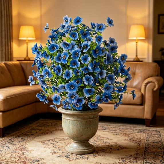 Artificial Flower Arrangement Realistic Faux Floral Bouquet Maintenance ...